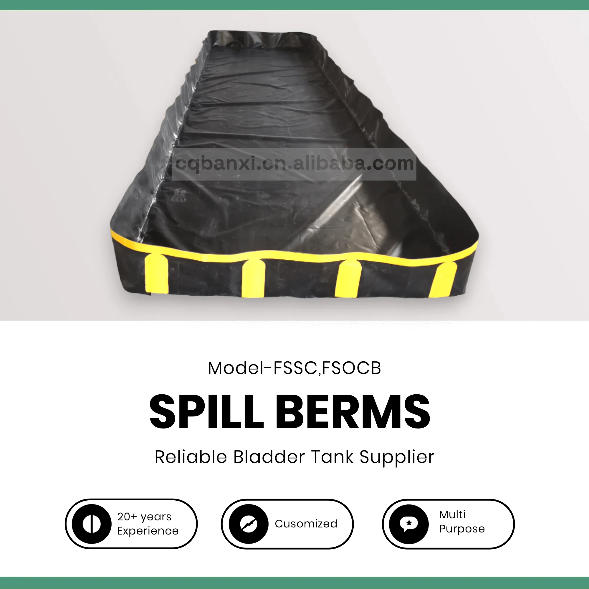 Portable Professional Spill Berms for Bunded Oil Tank Flexible Spill ...