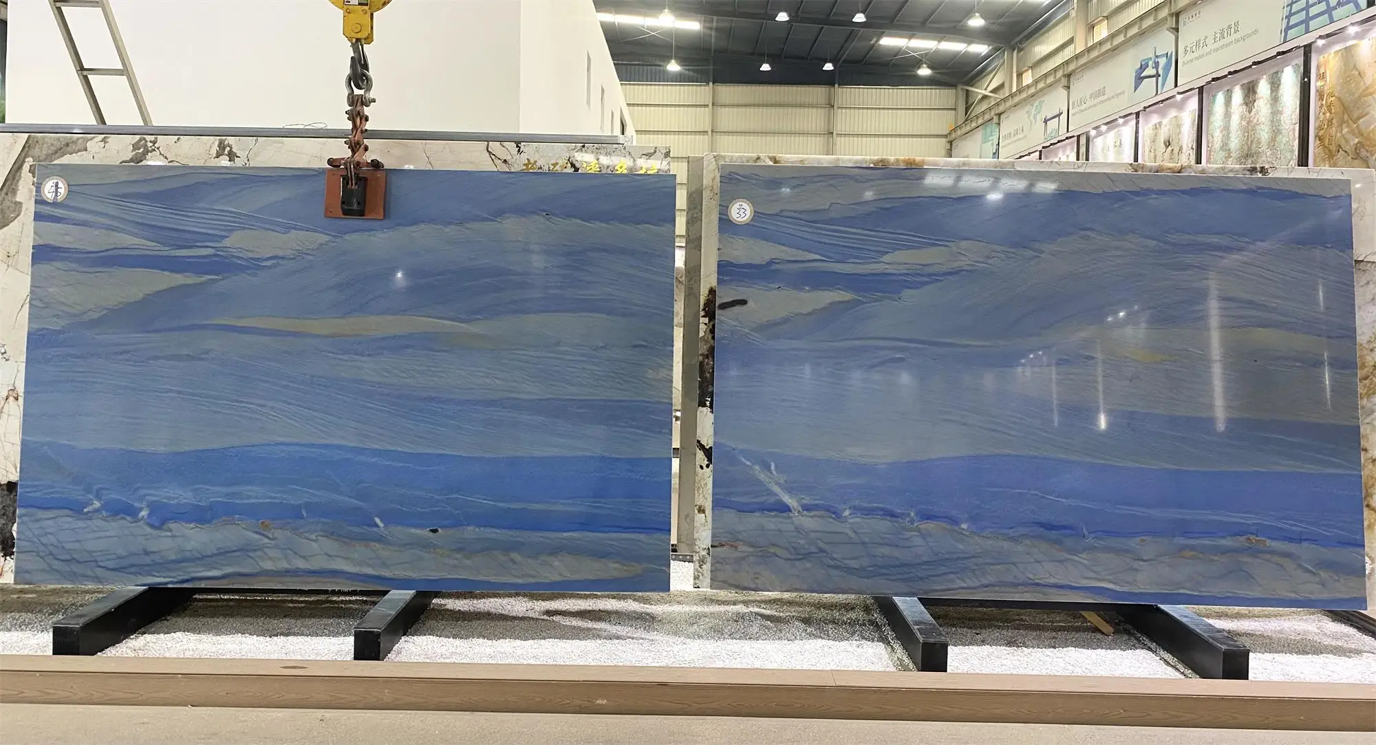 Azul Blue Macaubas Quartzite Stone Decoration Slabs - Buy Granite Stone ...