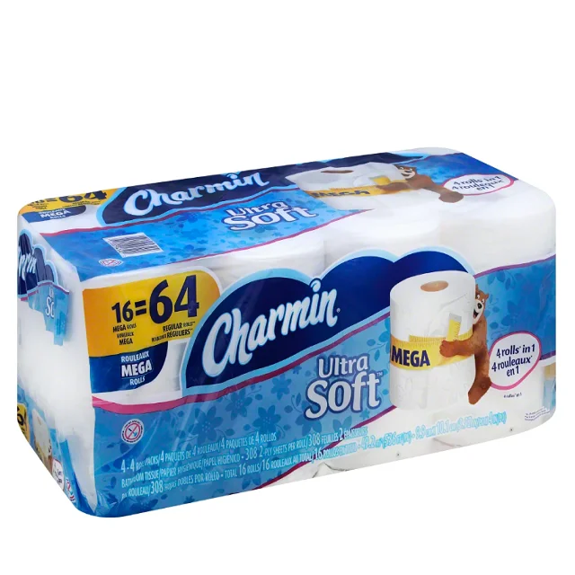 100% High Grade Charmin- Ultra Soft Cushiony- Touch Toilet Paper,24 ...