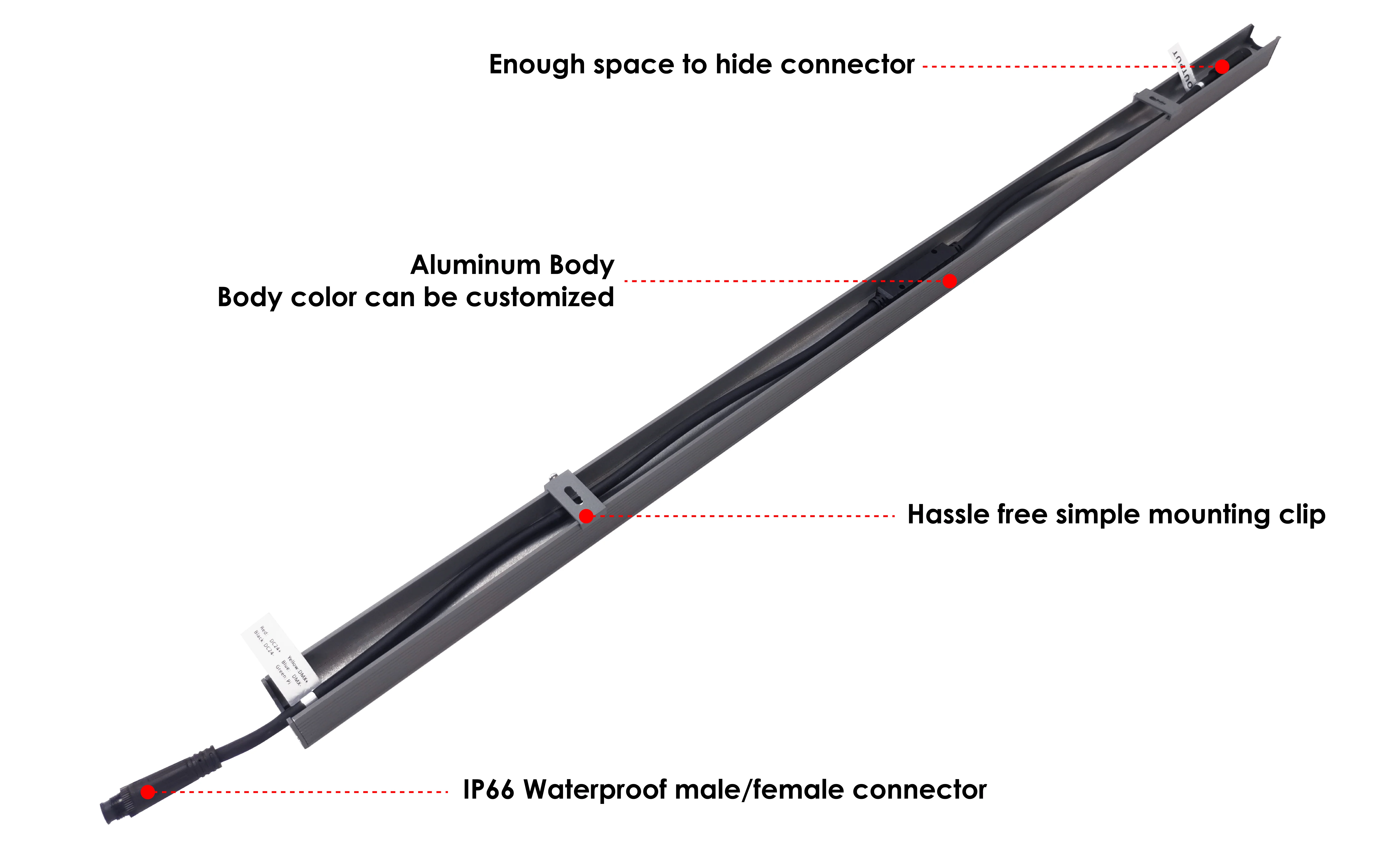 带有dmx和rdm控制系统的用于媒体立面照明的rgb像素线性灯。 - Buy Dmx Led像素灯,智能像素rgb灯,Rgb Dmx Led ...