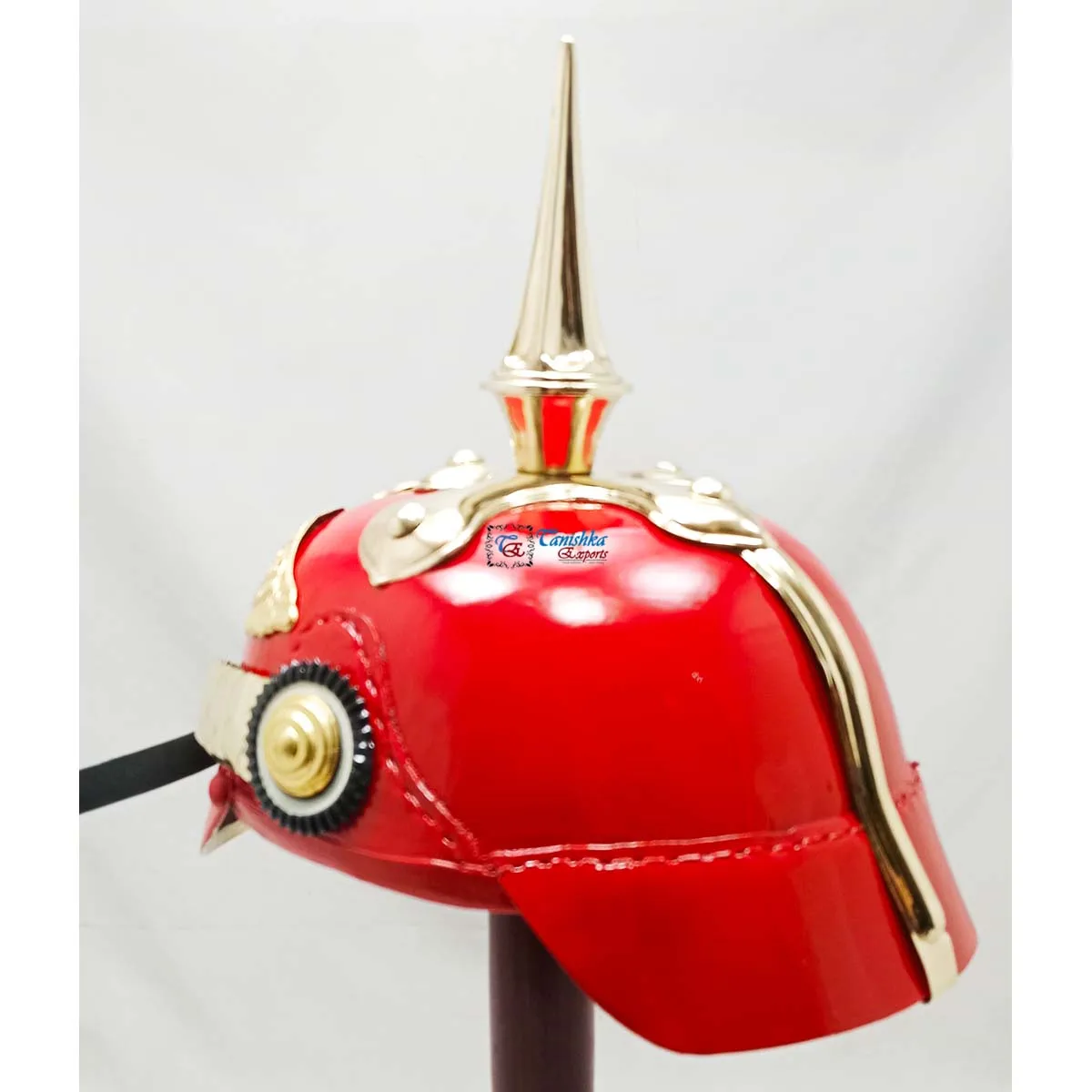 Prussian Medieval Decor Wearable Armor Helmet Spectacles Agate Leather ...