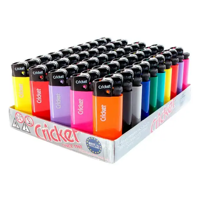Colored Disposable/refillable Cricket Lighter Lighter For Sale 50 ...