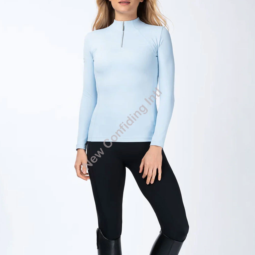 Fresh For 2024 Long Sleeve Women's Horse Riding Base Layer Featuring ...