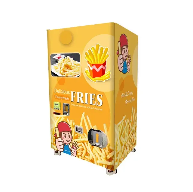 Fried Chicken Wings And French Fries Vending Machine Pringles Vending ...