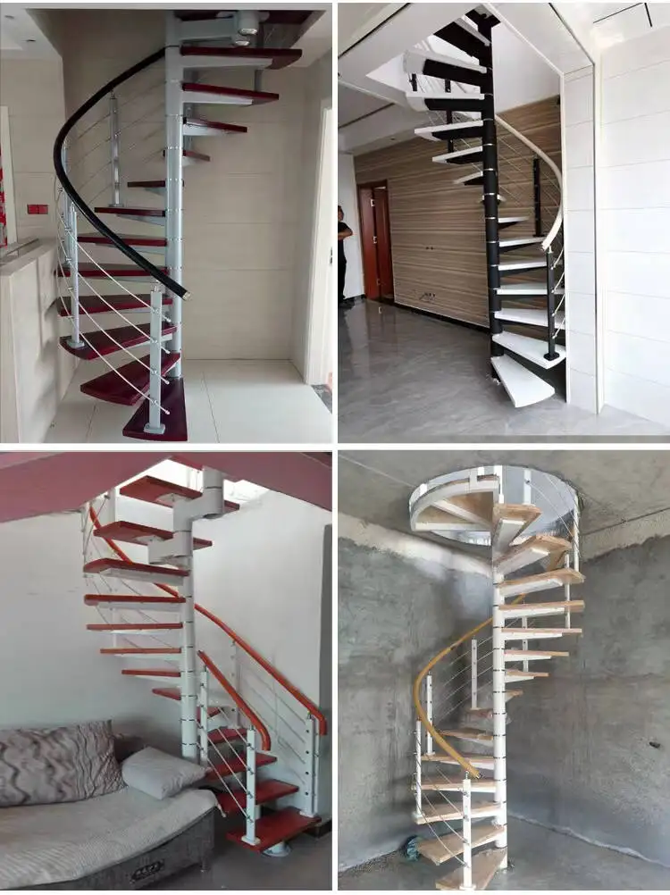 Indoor Staircase Star Railing - Modern L Shaped Design