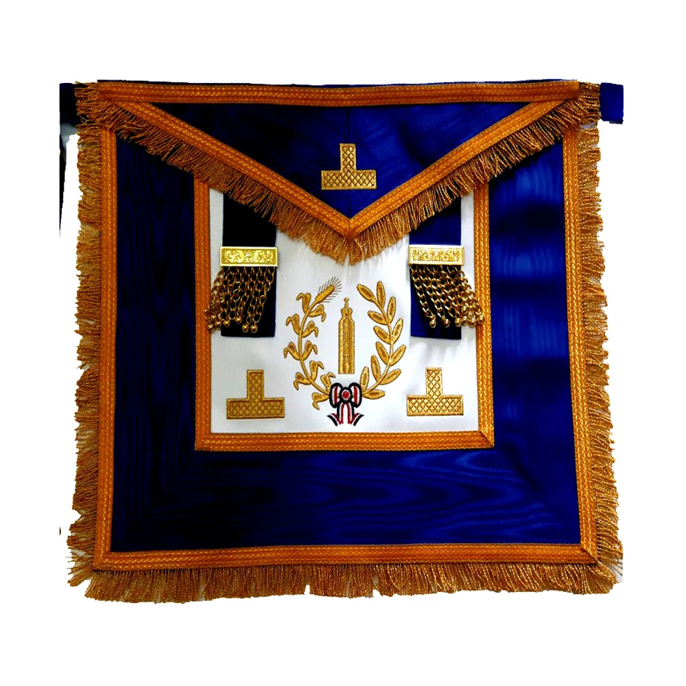 Masonic Regalia Deputy Grand Master Mason Apron With Gold Color Tassels ...