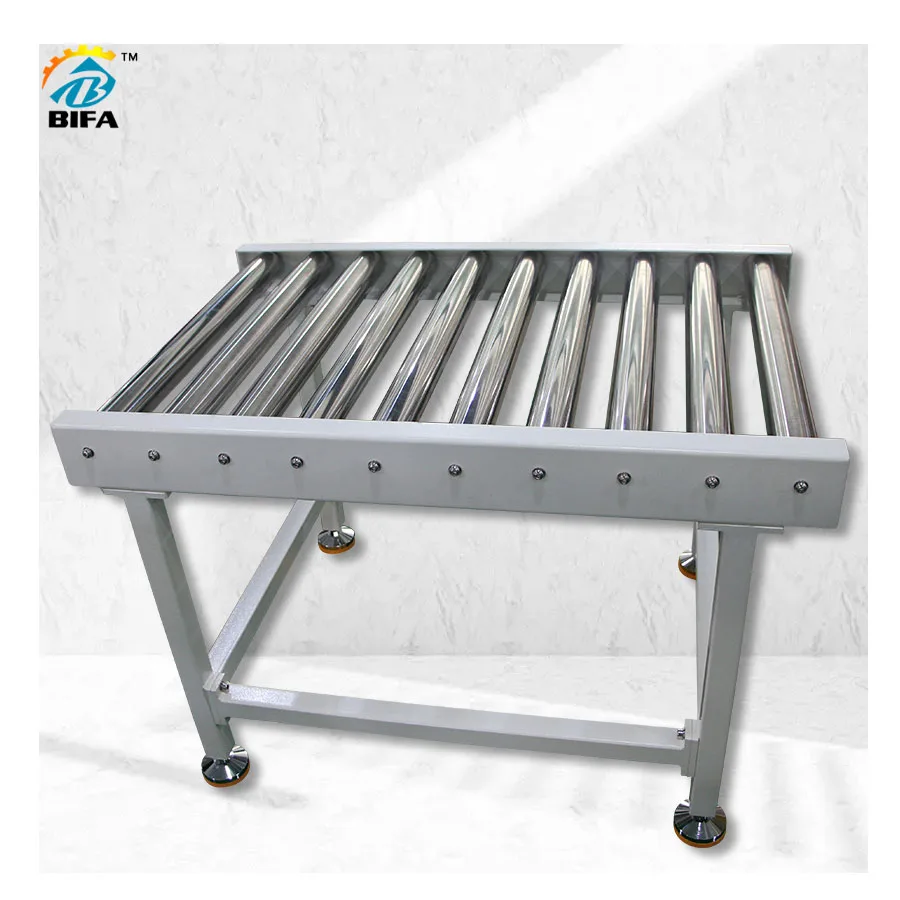 Bifa Powered Motorized Roller Conveyor Double Row Chain Driven Tire ...