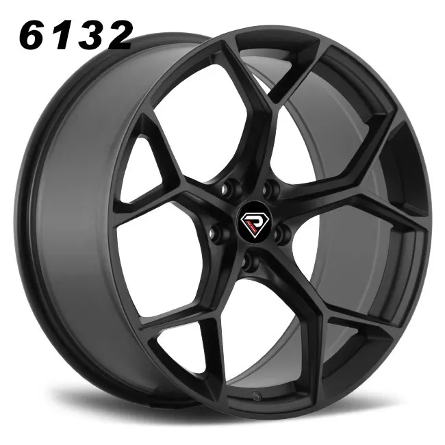 6132 WHEELSHOME Satin Black Casting Car Rim 20 21 22 Inch 5 Holes Alloy ...