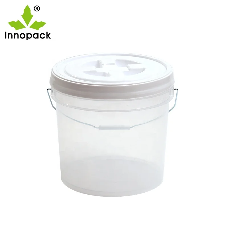 Heavy Duty Clear Detailing Bucket - 3.5 Gallon Capacity