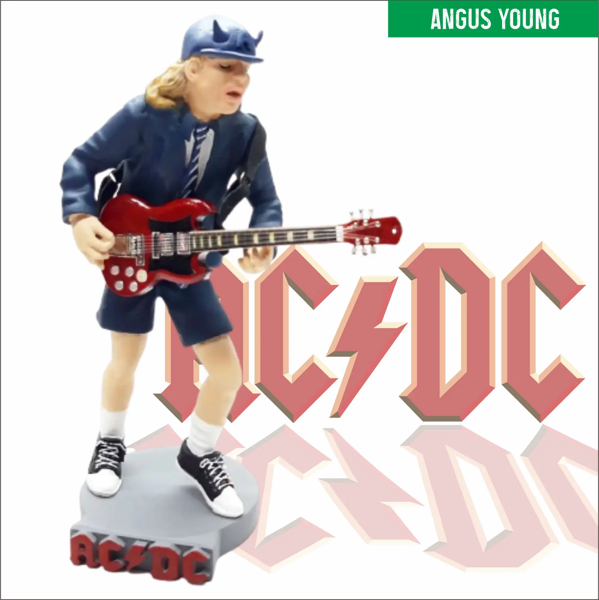 Kurt Cobain Nirvana Action Figure with Guitar - Unique Collectible Toy ...