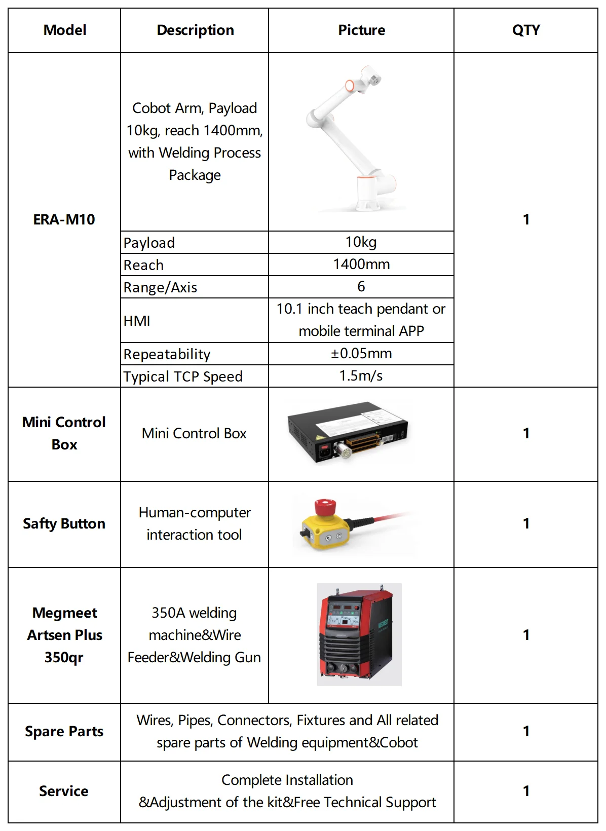 Industrial Manipulator Mini Robot Hand Arm 6 Axis CNC