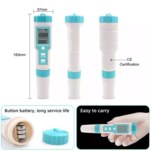 7 in 1 Water Quality Pen - Precision Testing Solutions