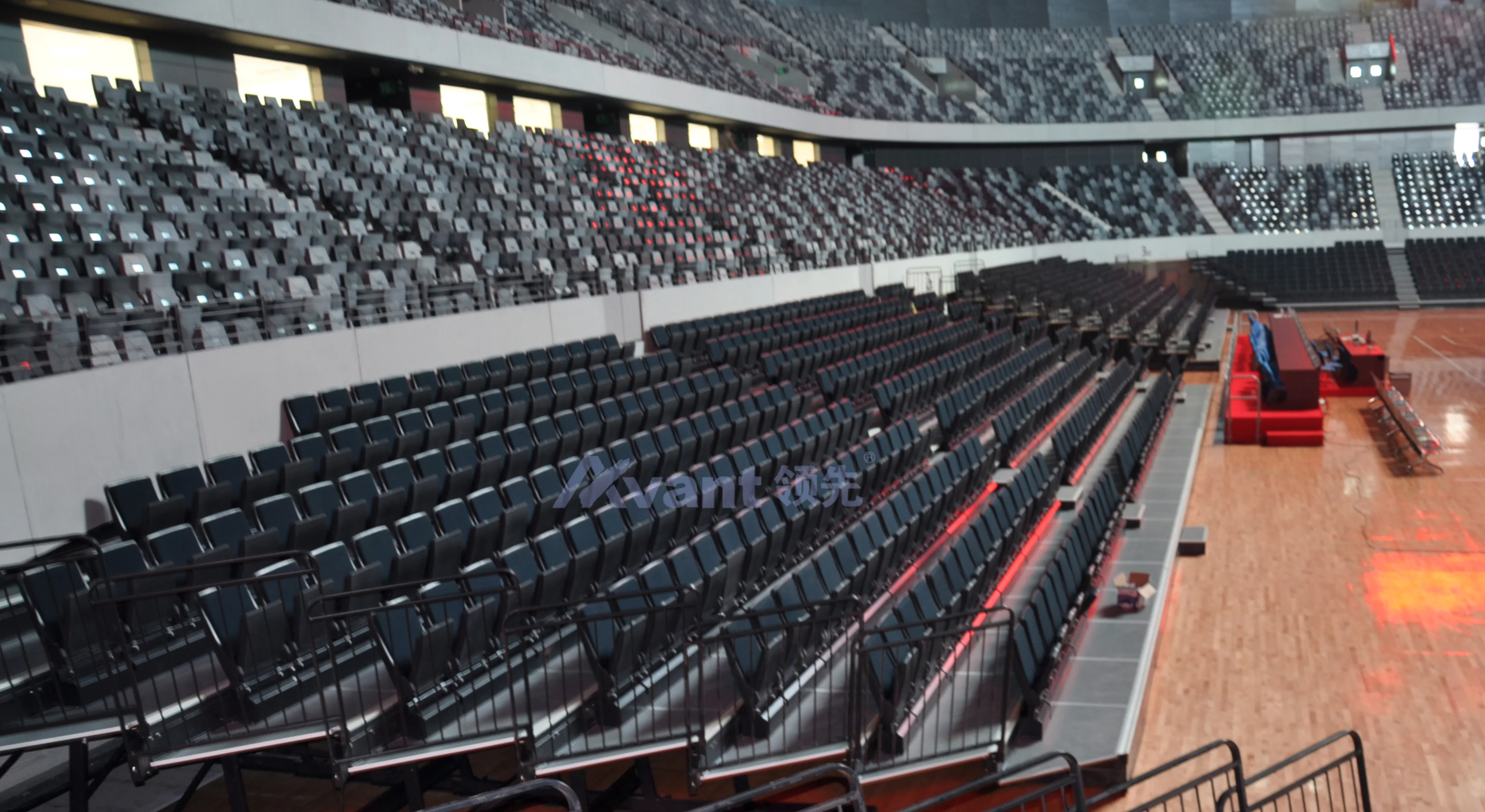 Avant Movable Tribune Seats For Stadium Manual Or Electrical Telescopic ...