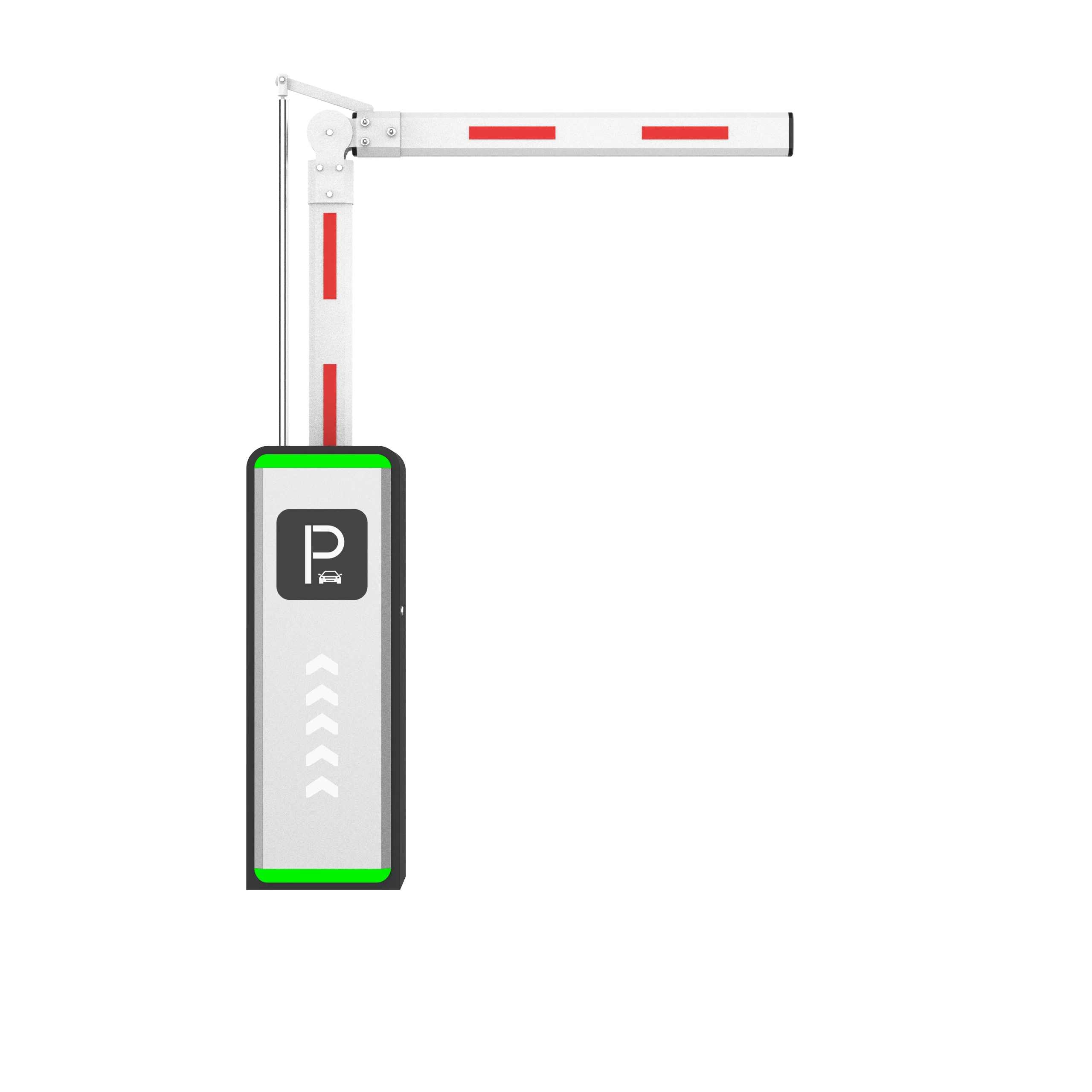 HCW gate High Speed Boom Barrier Gate With LED Strip Light parking gate ...