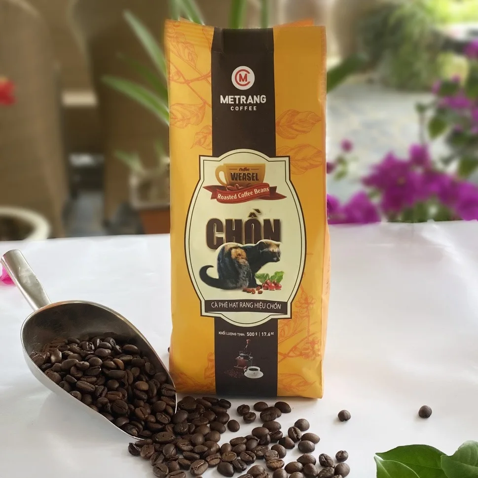 Vietnamese Coffee Beans 100% Arabica (Mocha) Coffee Beans Whole Weasel ...