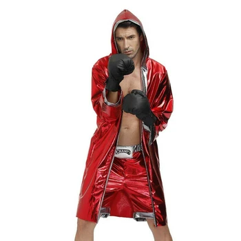 Wrestling Boxing Robe With Hood Boxing Robe For Men And Women Satin ...