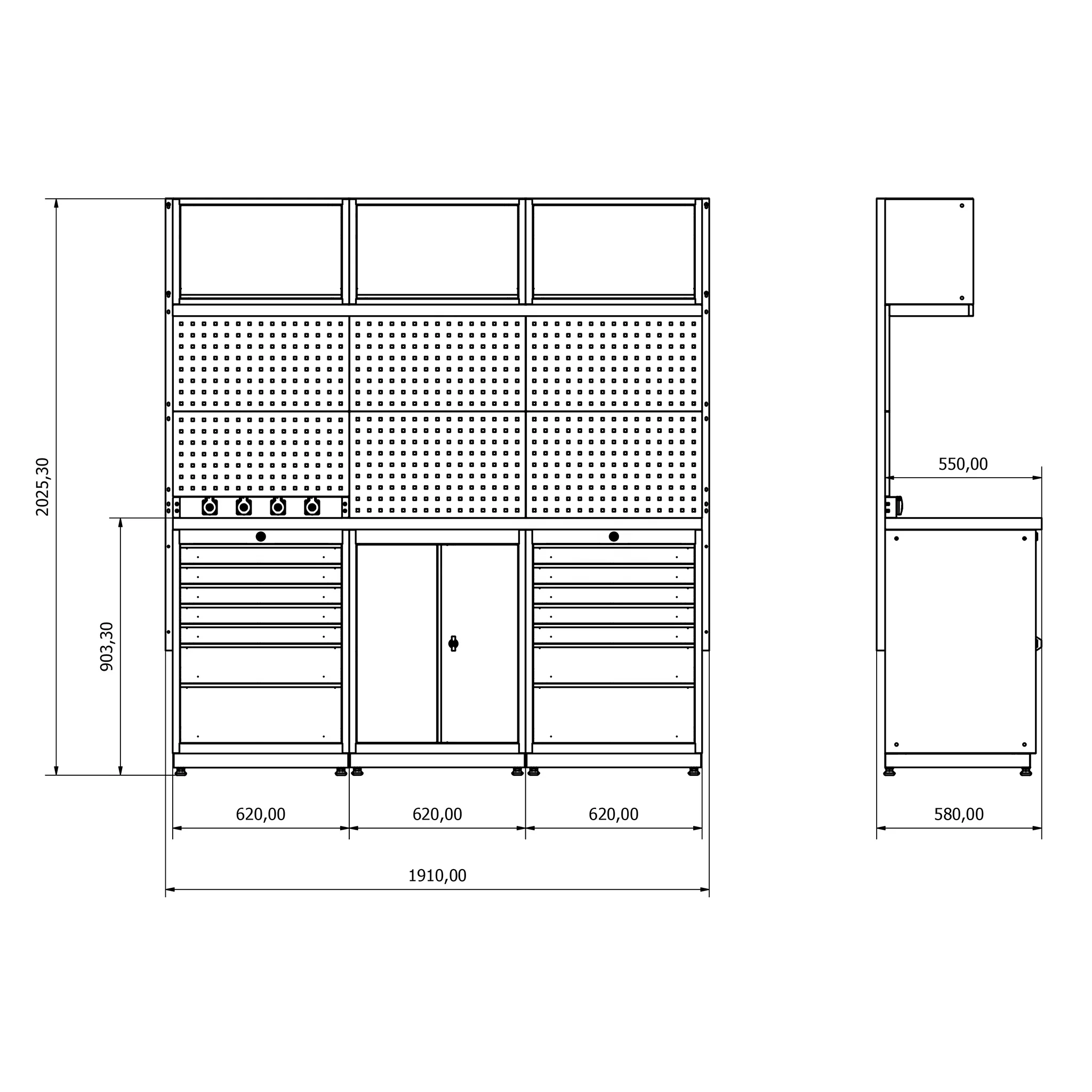 Modular Tool Cabinet System For Mechanic Garages - Buy Garage Cabinets ...