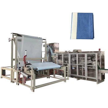 Medical Bed Sheet Folding Machine Disposable Surgical Drape Making ...