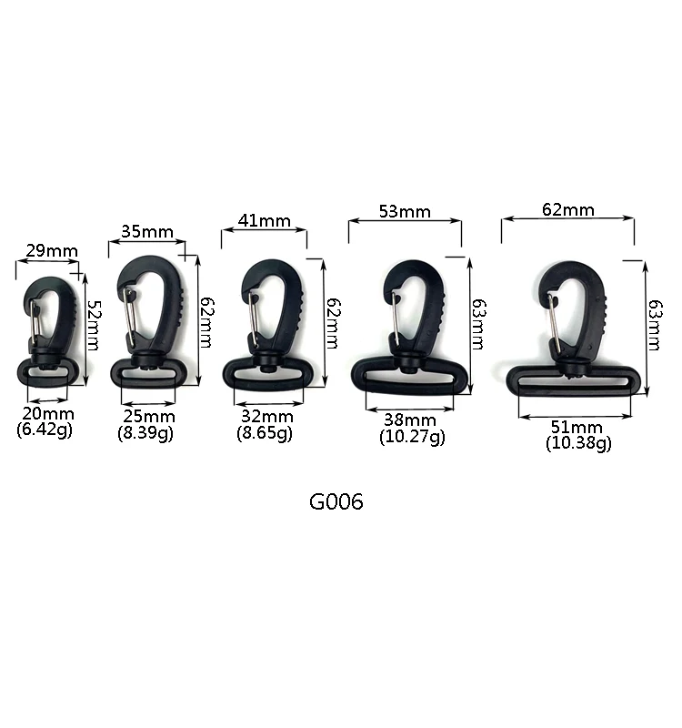 Factory Plastic Trigger Swivel Snap Hook For Keychain Backpack High ...