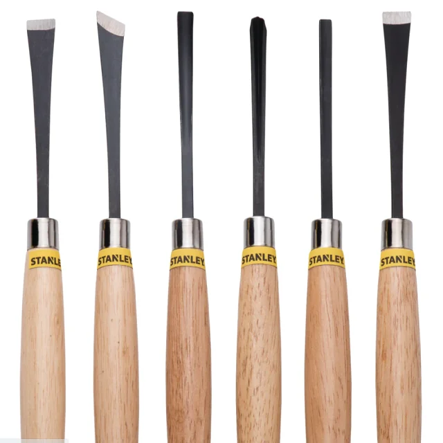 12 Pcs Woodworking Chisel Set For Woodworking And Art With Wooden Case ...