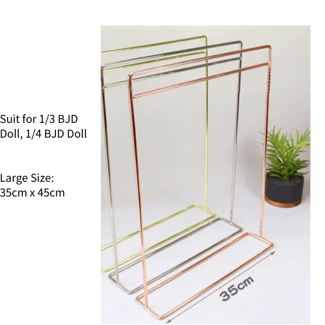 Clothing Display Metal Rack Storage Rack for Playing Room 1/4 and 1/3 ...