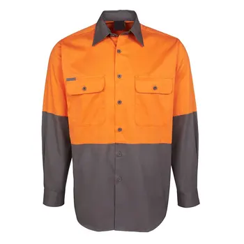 Custom Fr Clothing Shirts Fire Resistant Fr Cotton Work Shirts Whole ...