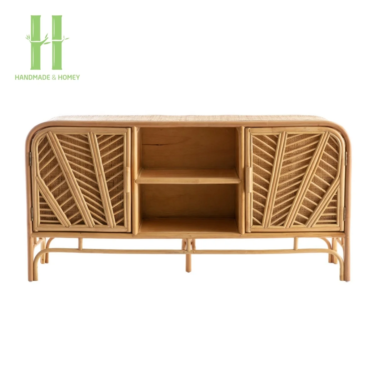 High Quality Rattan Cabinet Wicker Storage Shoe Oem Customized Home ...