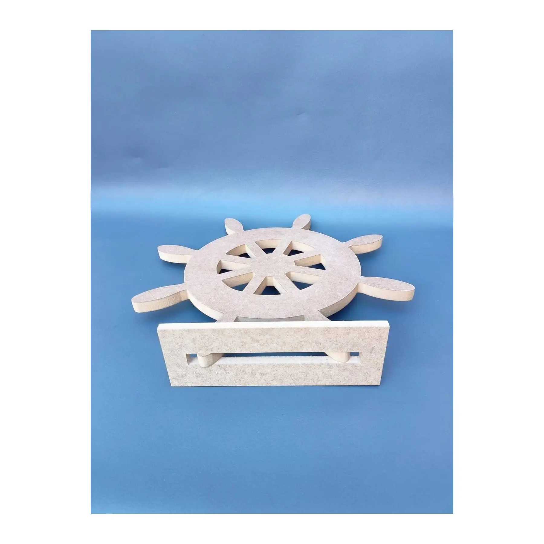 Wooden Ship Rudder It Can Stand Upright For 50 Cm Raw Wood Living