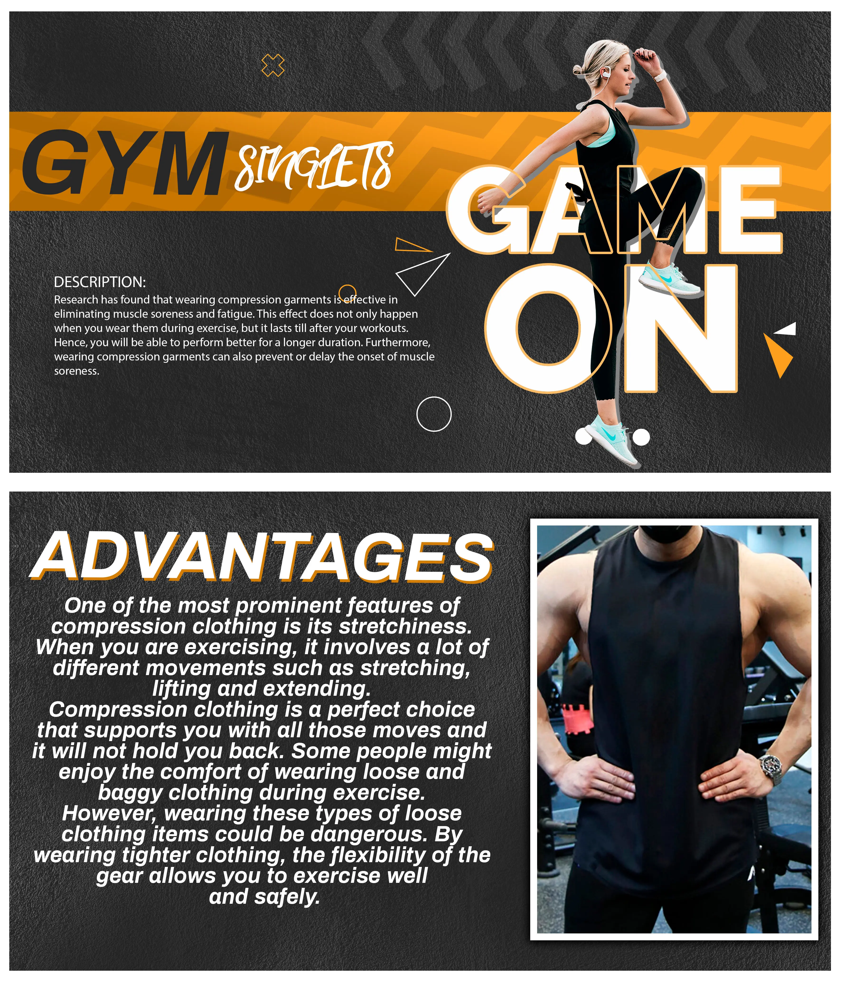 Workout Bodybuilding Cotton Sports Brand Gym Back Tank Top Muscle ...