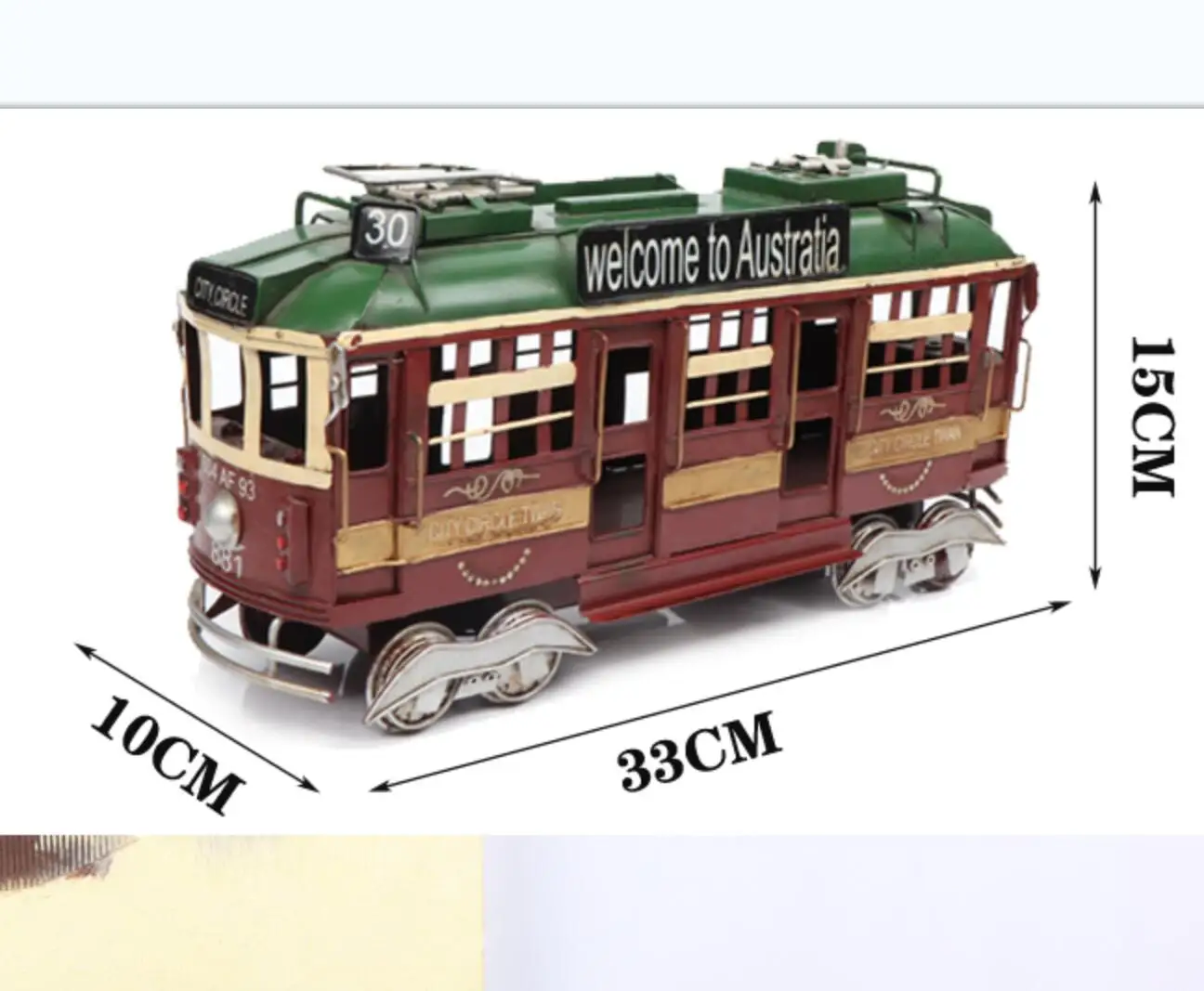 Tram Rail Bus Railcar Electric Bus Model China Cheap Iron