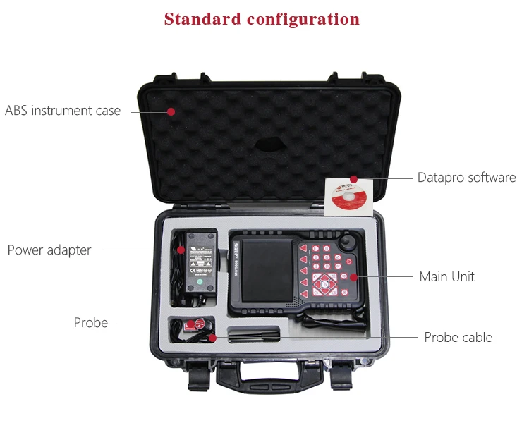 High Quality ISO Portable Ultrasonic Tester for NDT Inspection