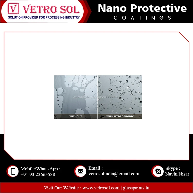 VETRO SHIELD - Nano Super Hydrophobic Self Cleaning Glass Coating