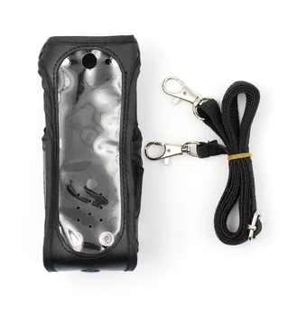 Two Way Radio Leather Carry Case With Belt Clip Fit For Motorola Mth800 ...