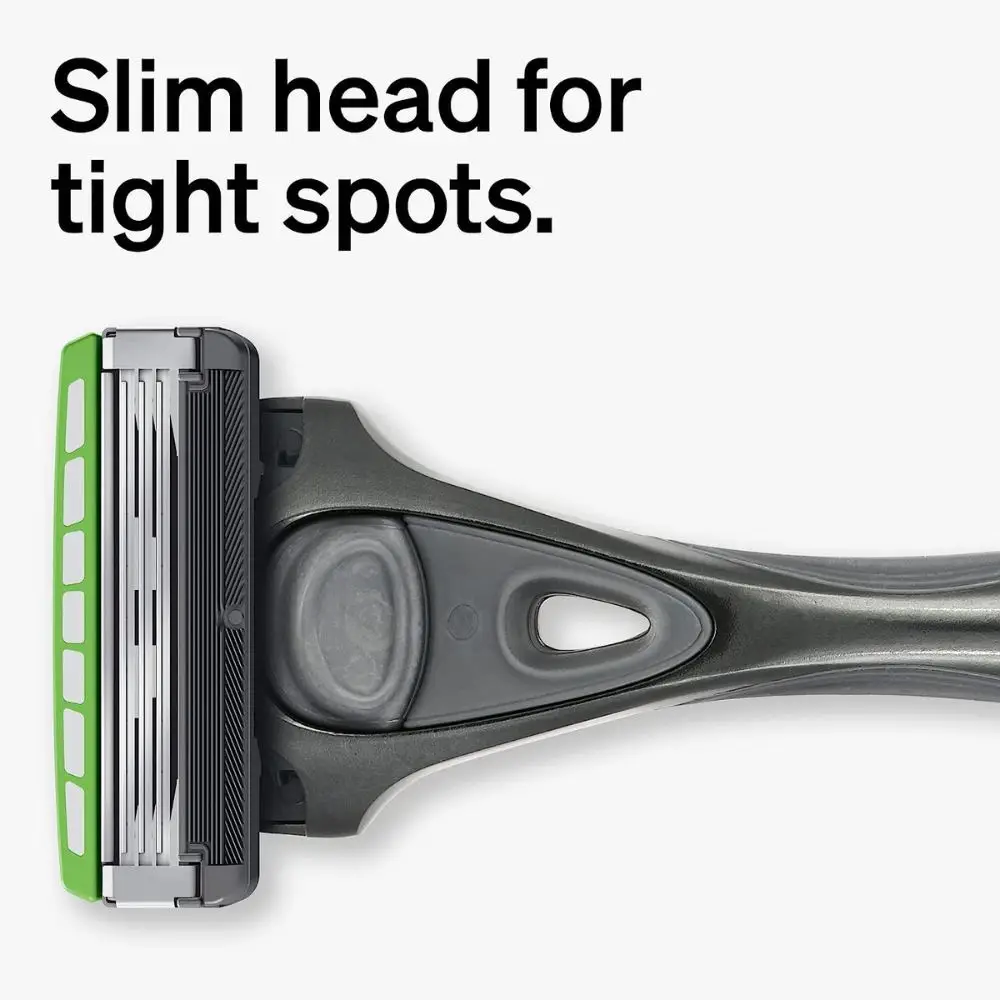 Sensitive Skin Prioritizing Protection 4 Razor Blades No-slip Grip ...