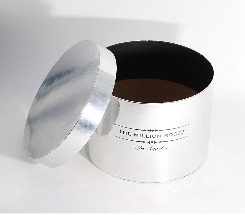 Specular Shiny Silver Foil Paper Box Cardboard Rigid Jewelry Gift ...