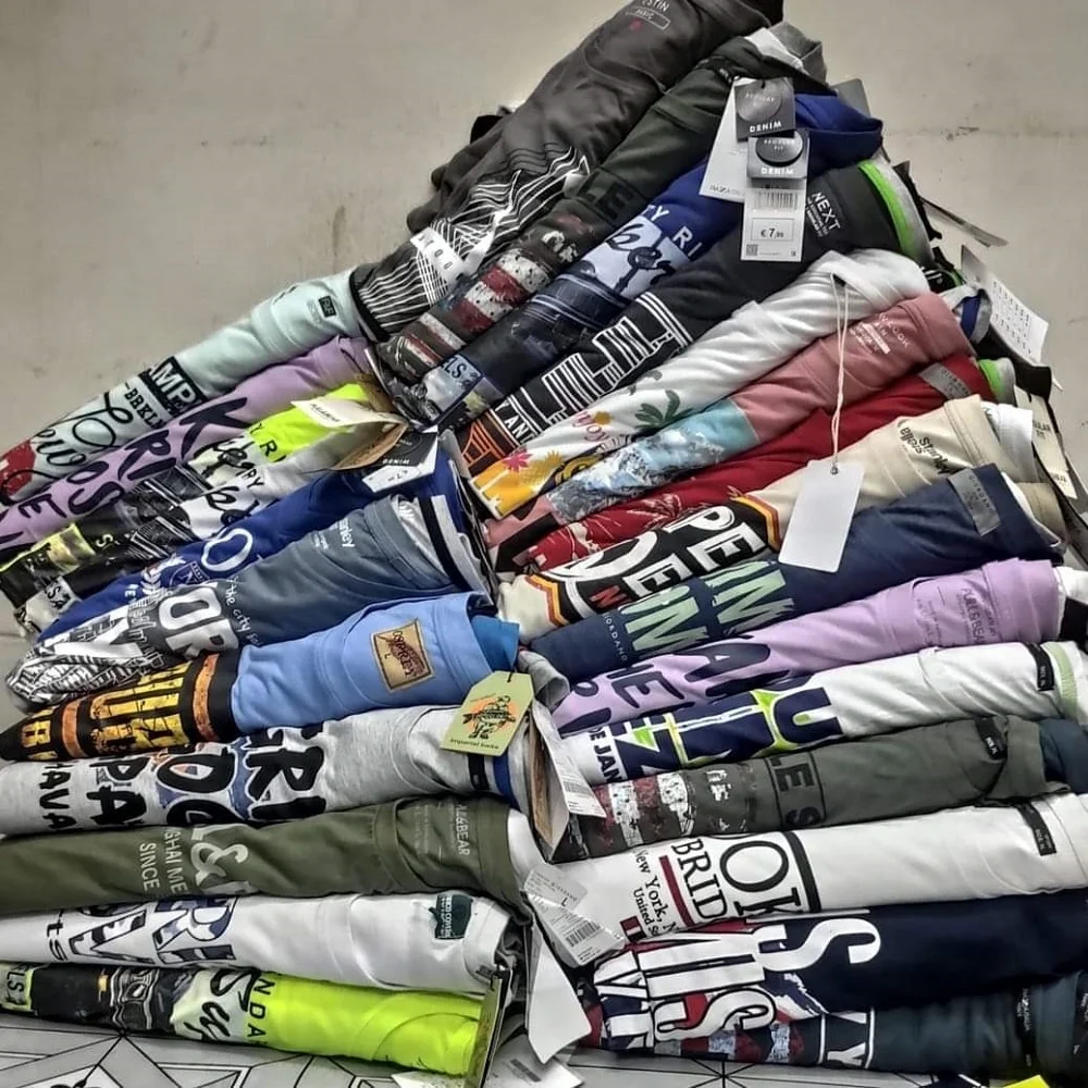 Surplus Branded Stock Lots Apparel Leftover Overruns T-shirt Men ...