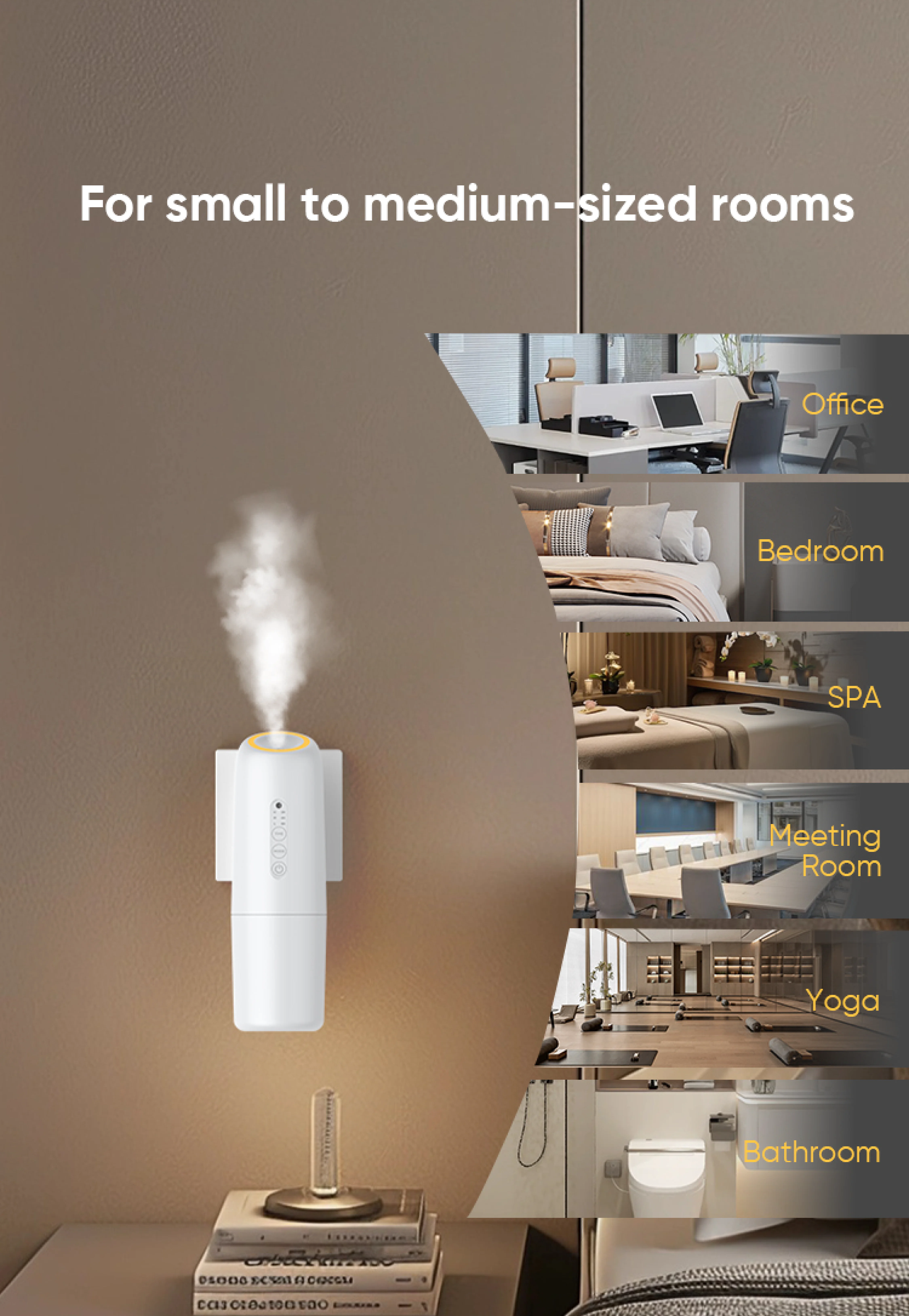 Small Size Home Smart Aroma Diffuser Cold Atomizing Oil Difuser ...