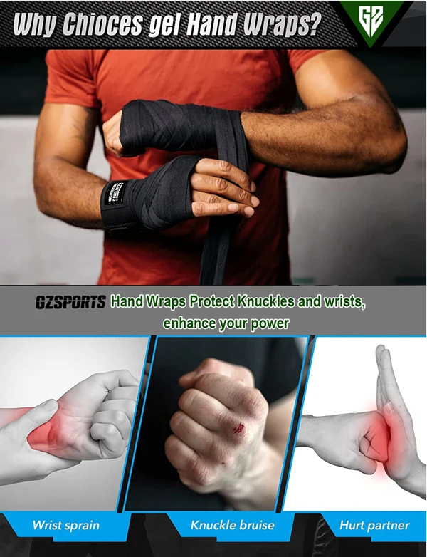 Elastic Hand Wraps For Kickboxing Muay Thai Mma,Boxing Hand Wraps For ...