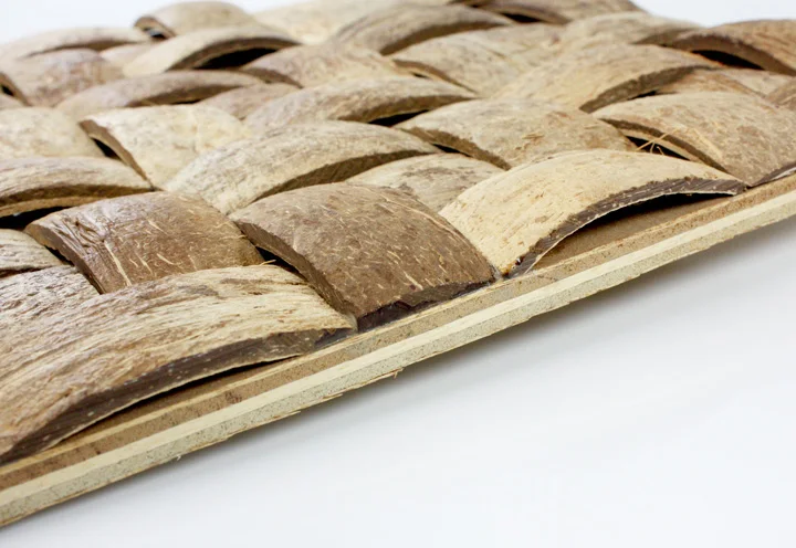 Lightweight Mosaic Wall Panel/wallpaper From Natural Coconut Decorative ...