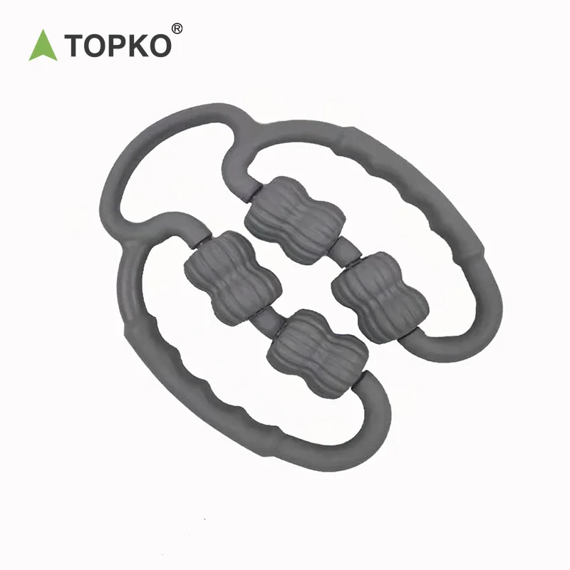 Topko Leg Muscle Massage Relaxer Muscle Roller Massage 4 Roller Rings U ...