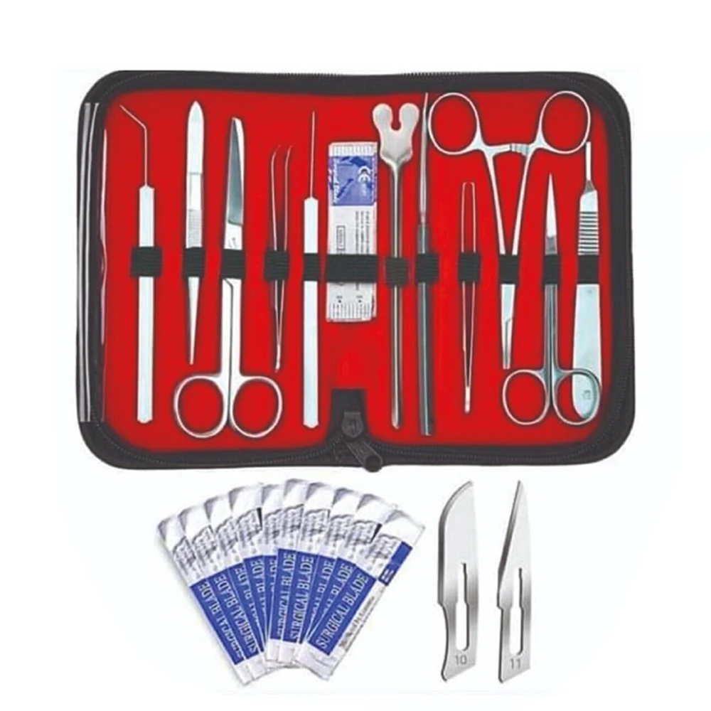 Surgery Anatomy Dissecting Tools Kit Stainless Steel Biology Students ...
