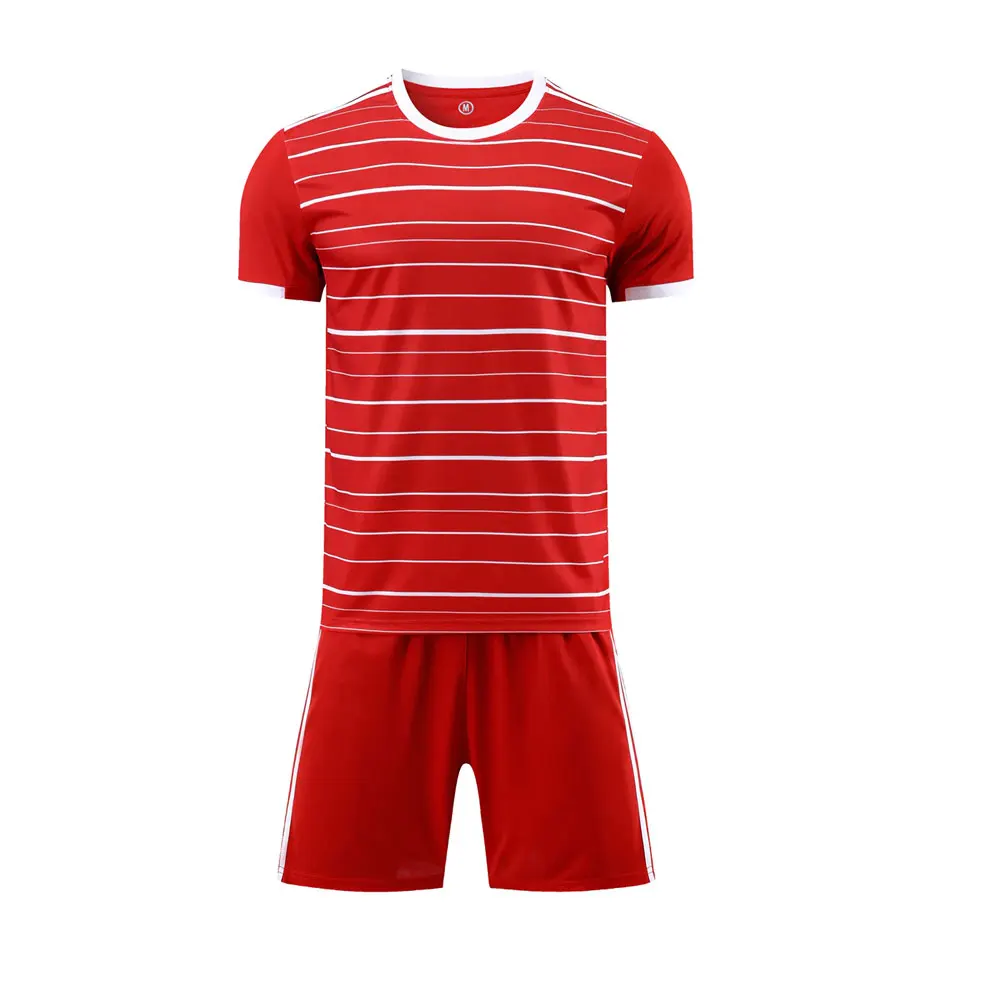 Full White Color Simple Plain Soccer Uniforms Short Sleeves Custom Team ...