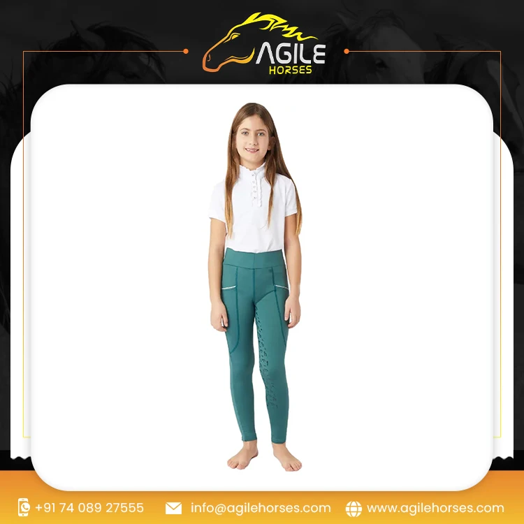 New Arrival Kids Riding Leggings Tights Pants On Technical Fabric Fully ...