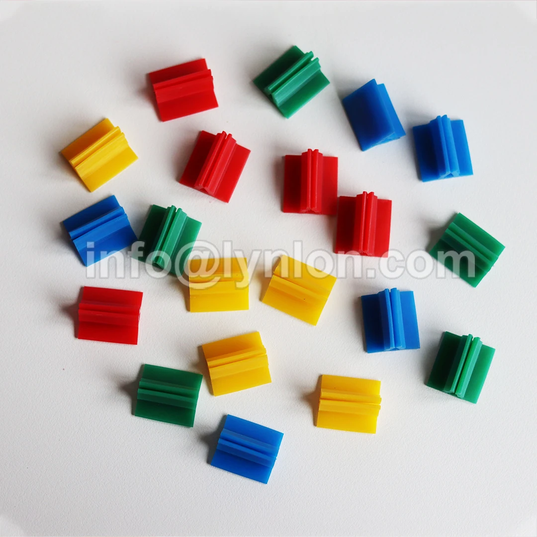 Customized Square Base Colorful Plastic Standees Card Holder For Board ...