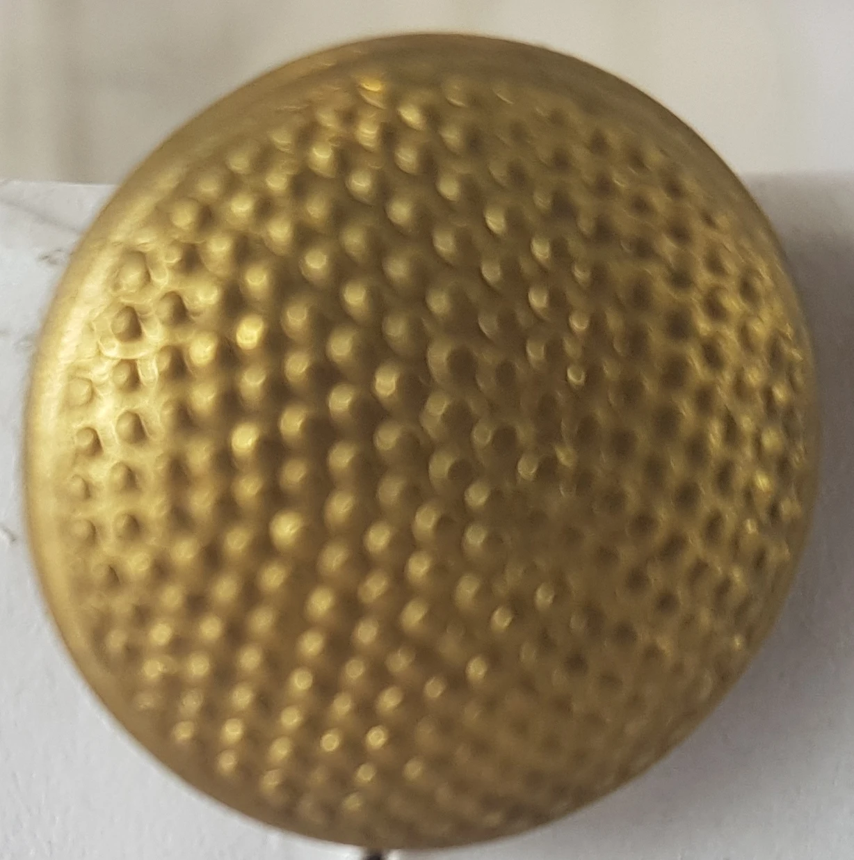 WW2 German Officer Visor Hat Plastic Button - Fancy Style