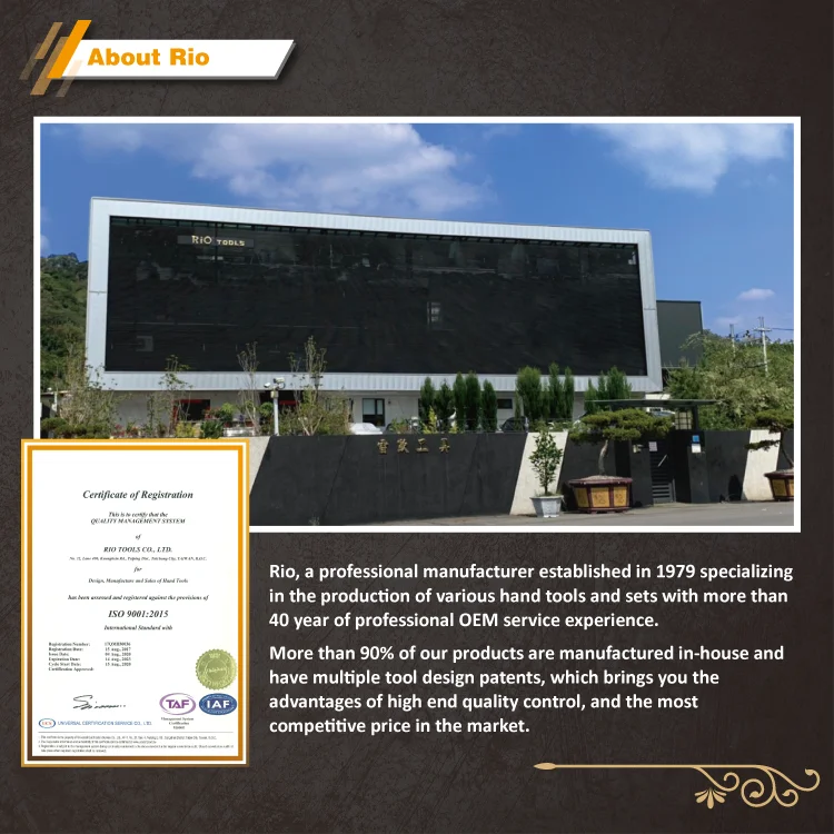 Rio Tool Hot Selling 24 Pcs 1/2" Drive Socket Set 6pt 4 Socket Wrench ...