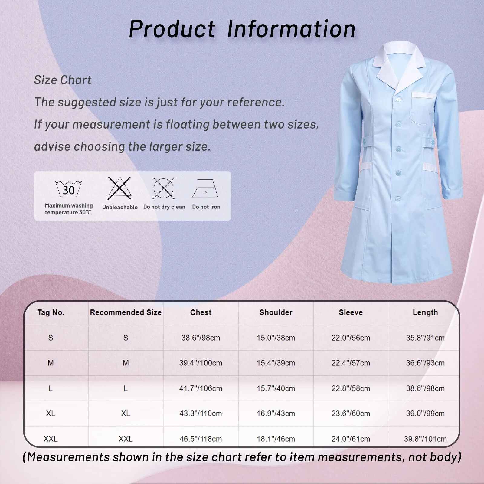 Doctor Lab Coats Clinic Uniform Black Lab Coat White Safety Laboratory ...