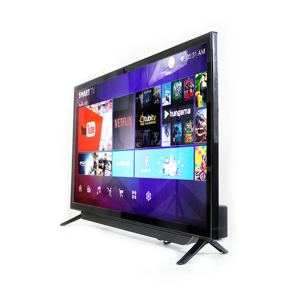 In Stock Android 32 Inch Wifi Smart Tv Display 4k Tempered Glass Screen ...