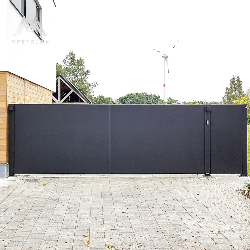 Latest Outdoor Main Gate Designs Modern Private Metal Aluminum ...