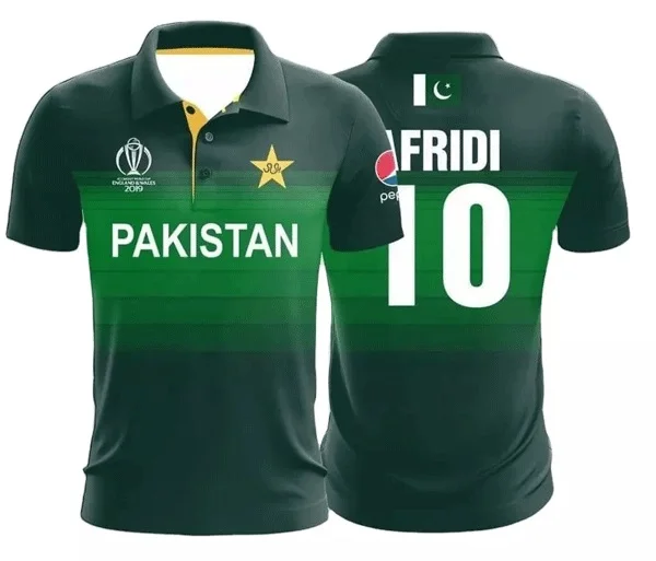 Pakistan Cricket Team Kit / Shirts For World Cup 2019 England - Buy ...